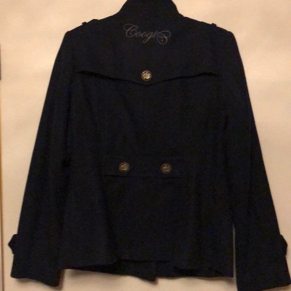 COOGI | Jackets & Coats | Coogi Navy Blue Pea Coat | Poshmark